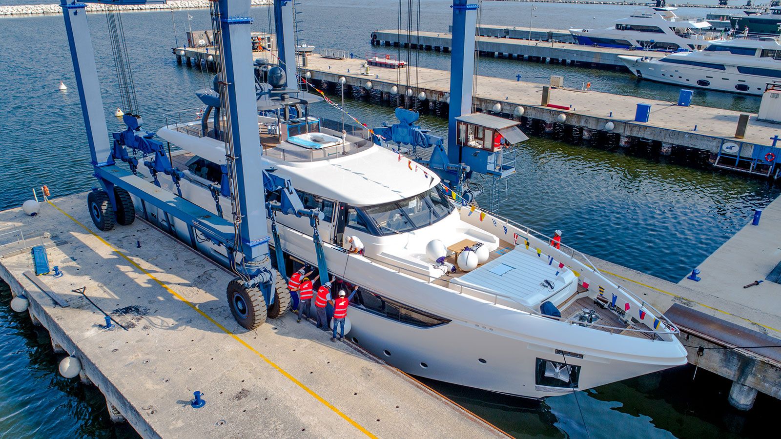 Fourth Ferretti Group Custom Line Navetta 33 motor yacht launched in a year